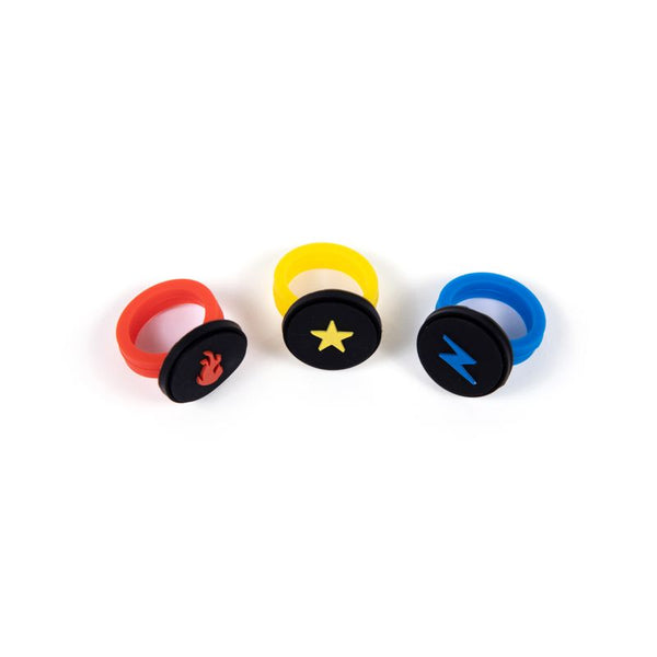 1 Set of 3-pack SHK Power Rings +Plush Buddies from SuperHeroKids ...